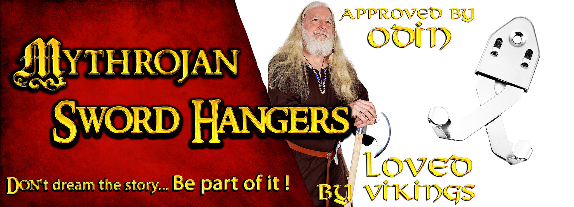 Sword Wall Display Hanger | Sword Holders for Walls – Mythrojan